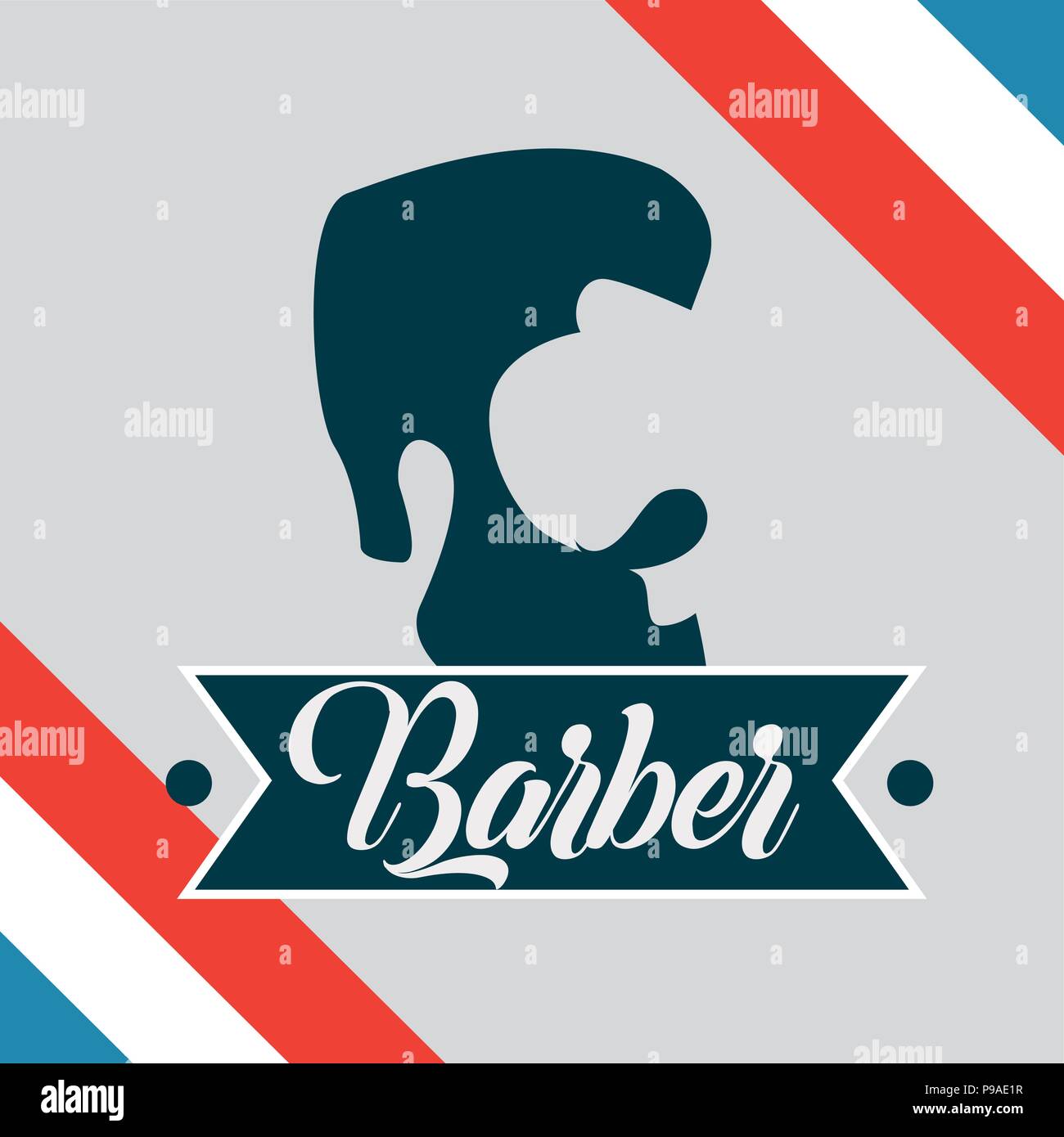 baber shop design Stock Vector Image & Art - Alamy