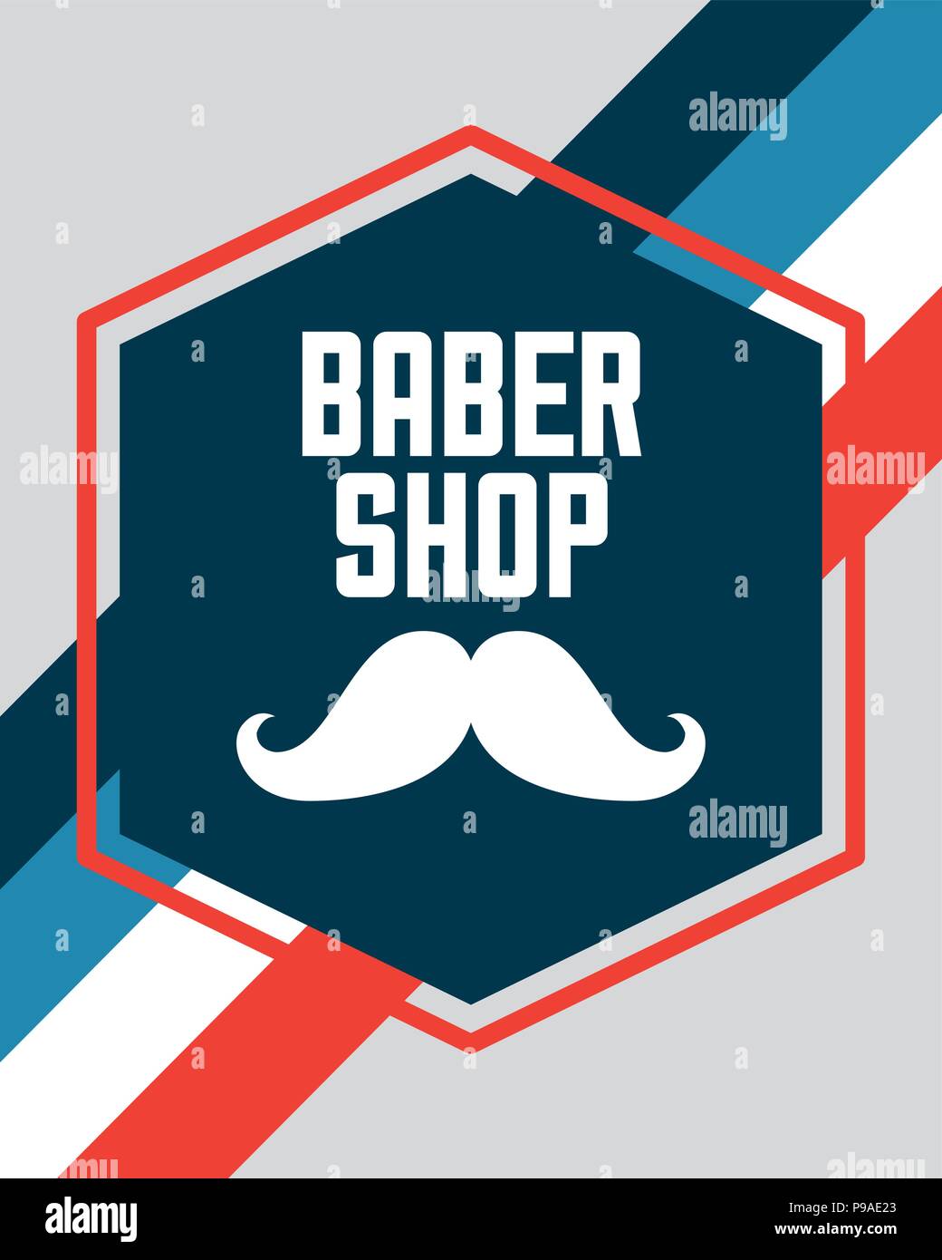 baber shop design Stock Vector Image & Art - Alamy
