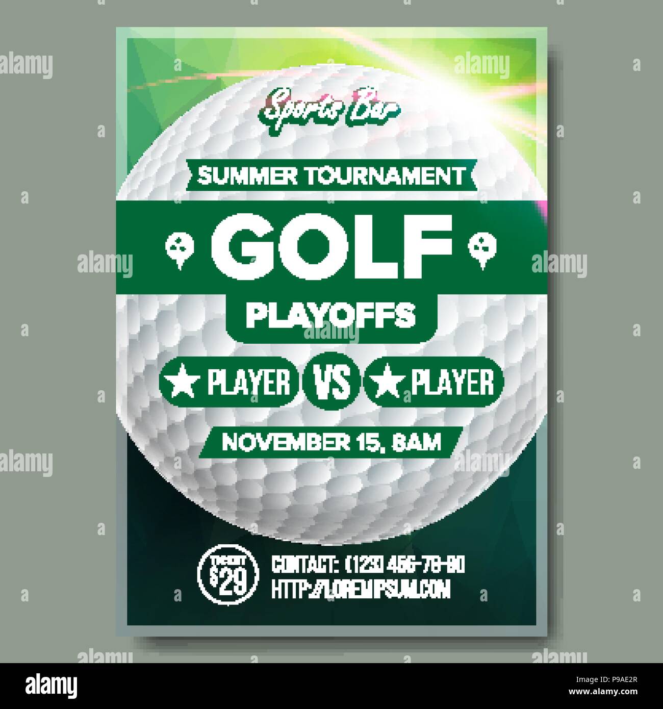 Golf Poster Template