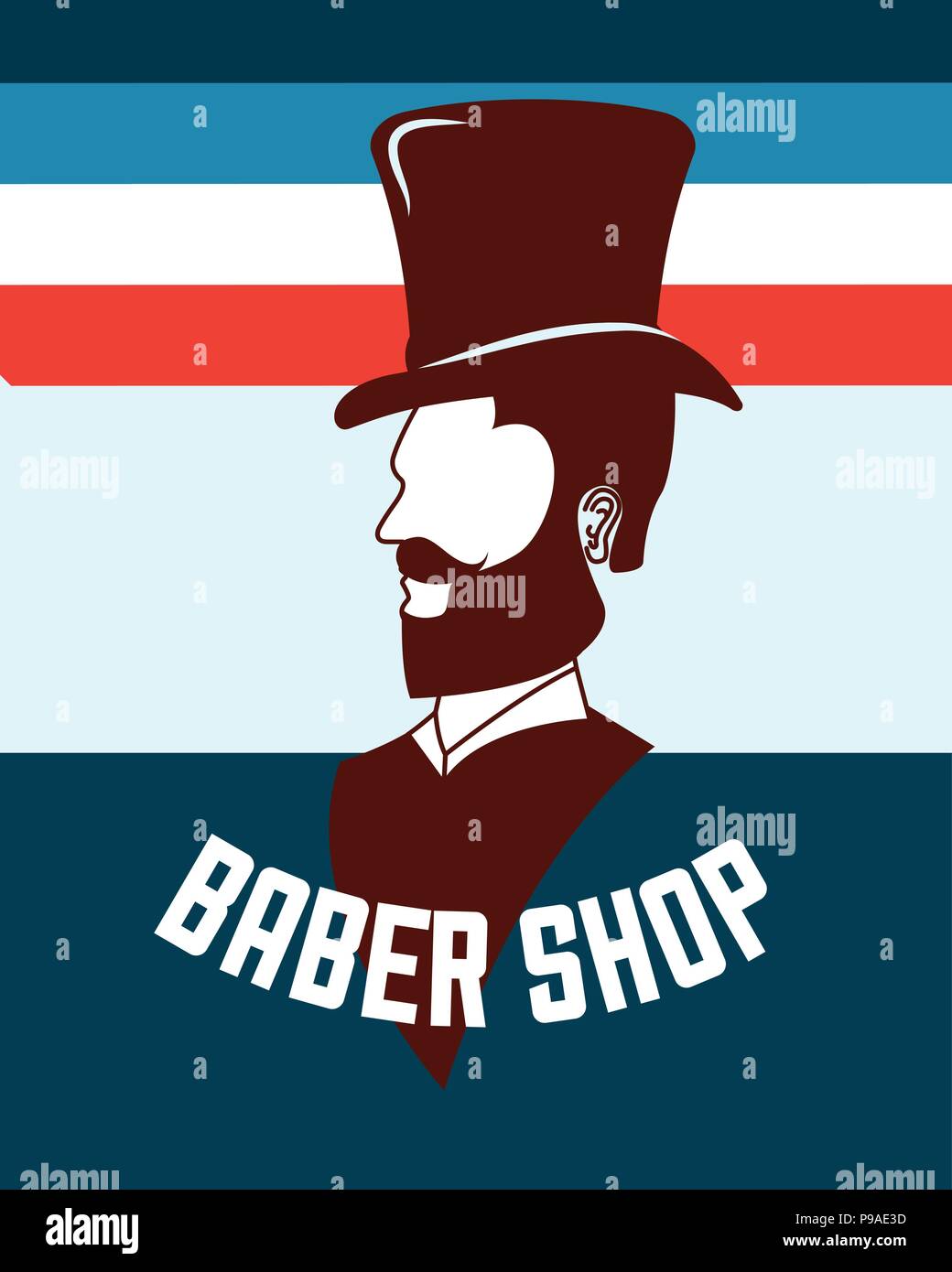 baber shop design Stock Vector Image & Art - Alamy