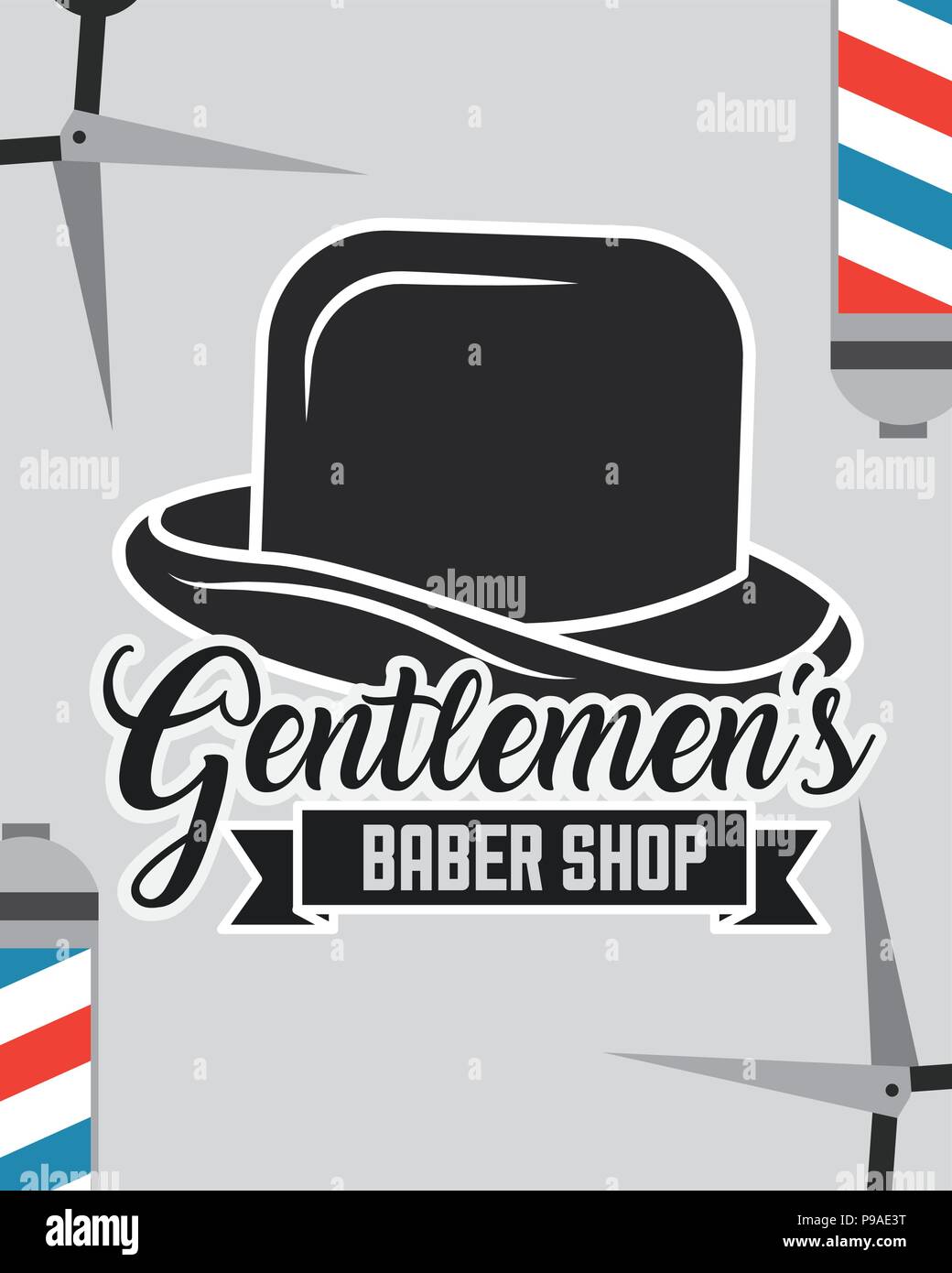 baber shop design Stock Vector Image & Art - Alamy