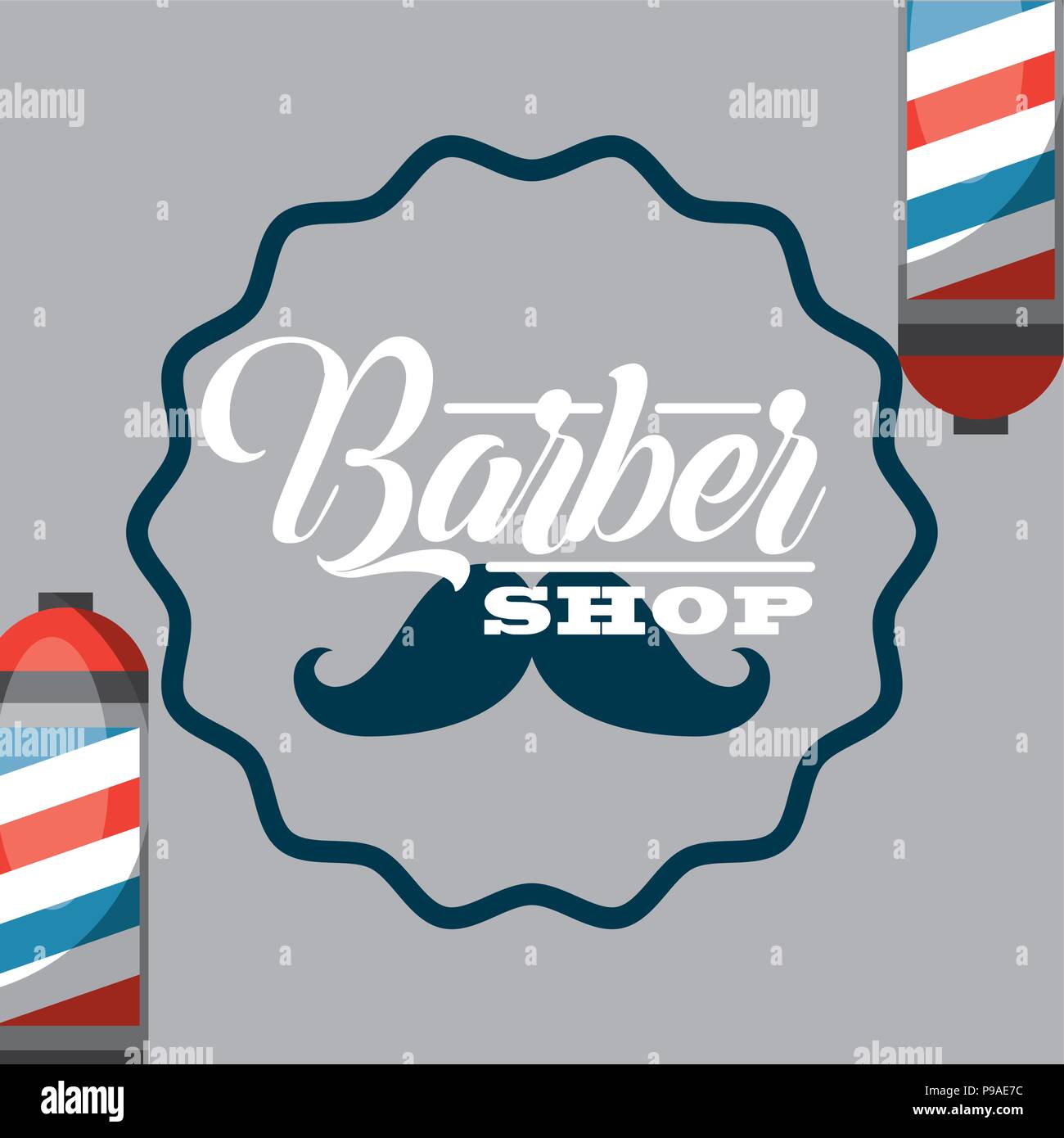 baber shop design Stock Vector Image & Art - Alamy