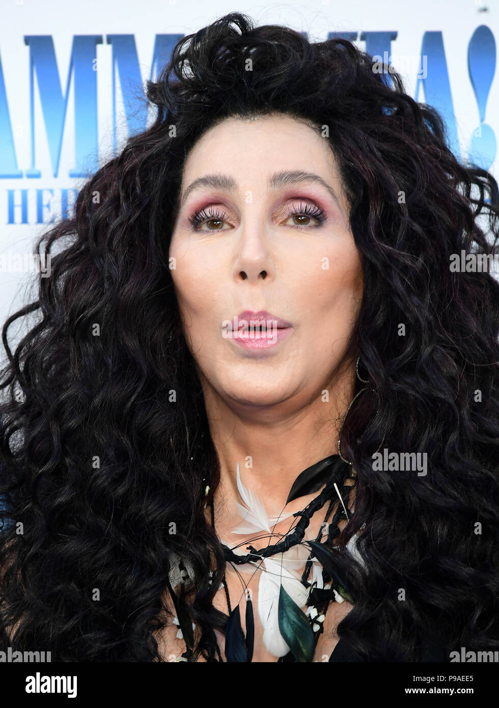 Cher attending the premiere of Mamma Mia! Here We Go Again held at the ...