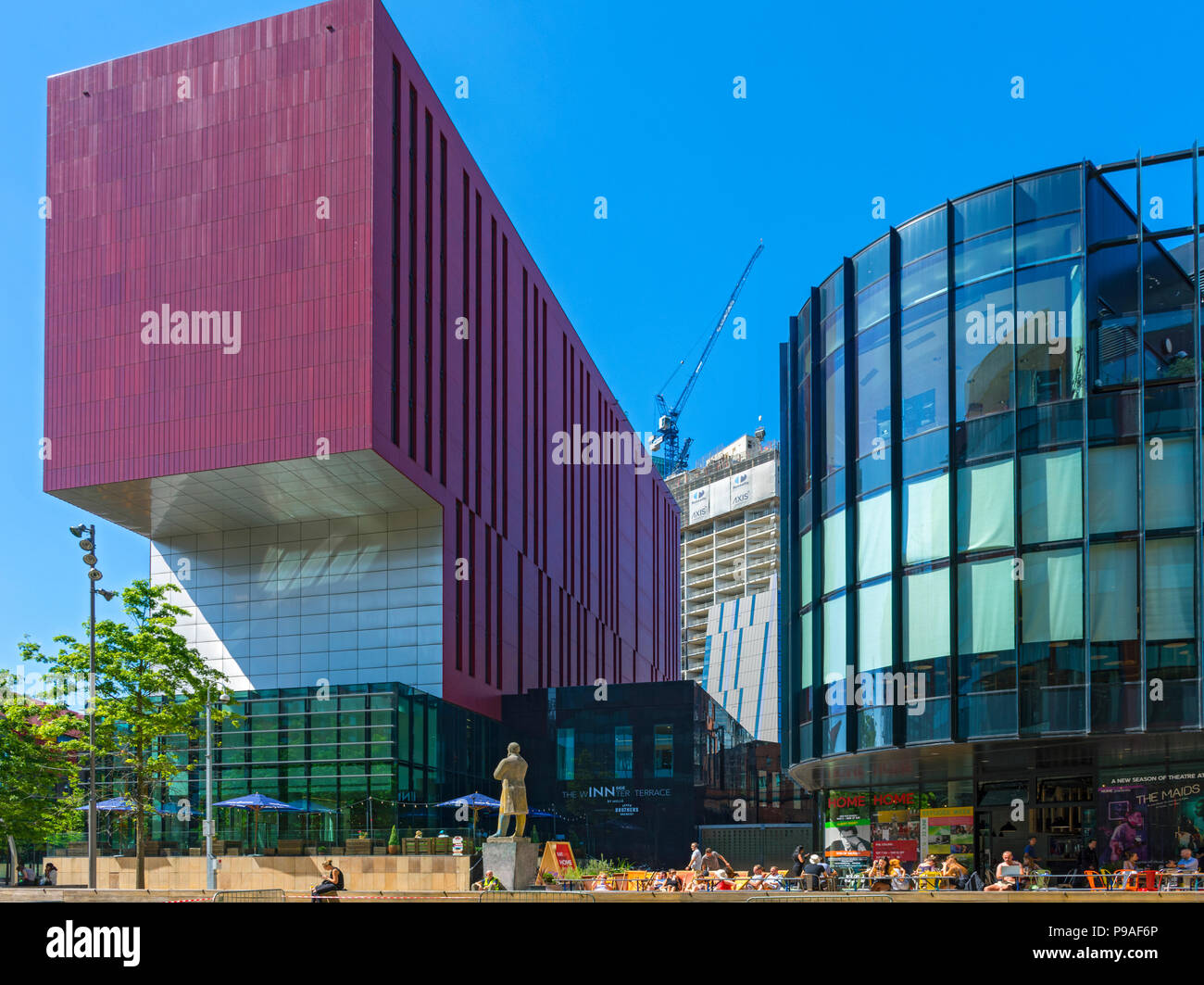 The Innside hotel and the Home arts centre buildings at Tony Wilson ...