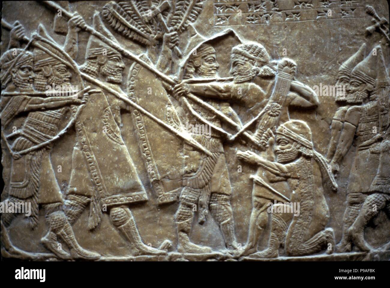 Ashurbanipal at the Battle of Til-Tuba. Museum: State Hermitage, St ...