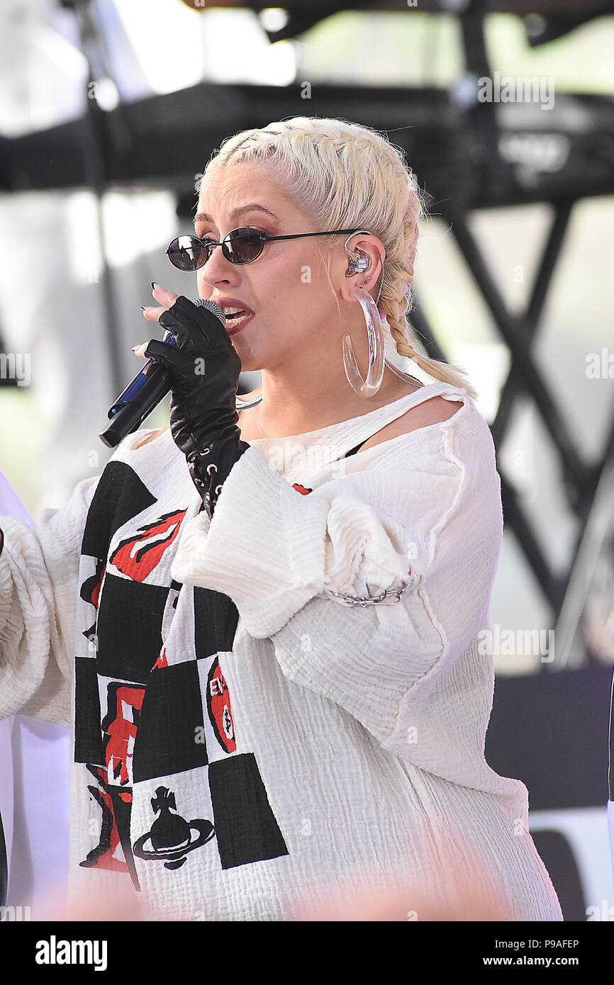 Christina Aguilera Performs On The Today Show Featuring Christina