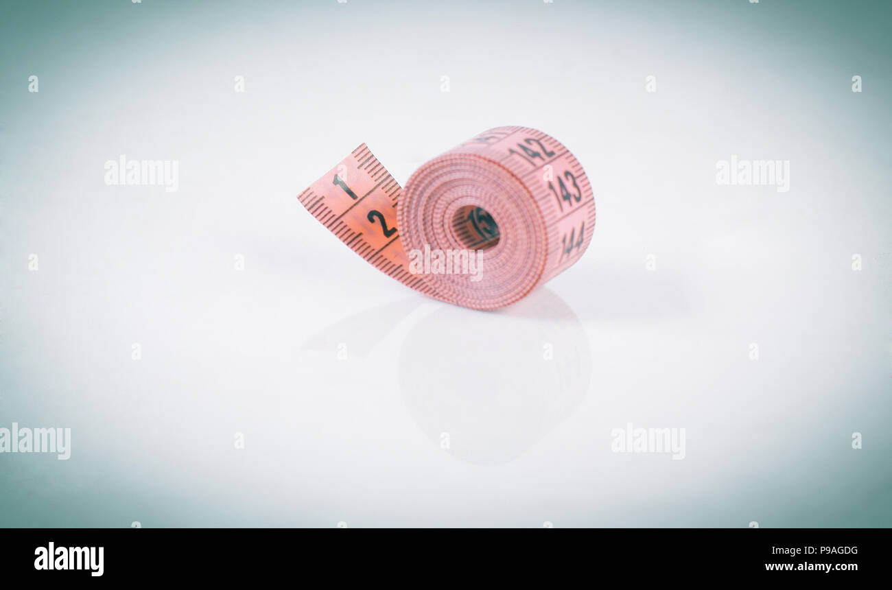 Tape measure isolated folded hi-res stock photography and images - Alamy