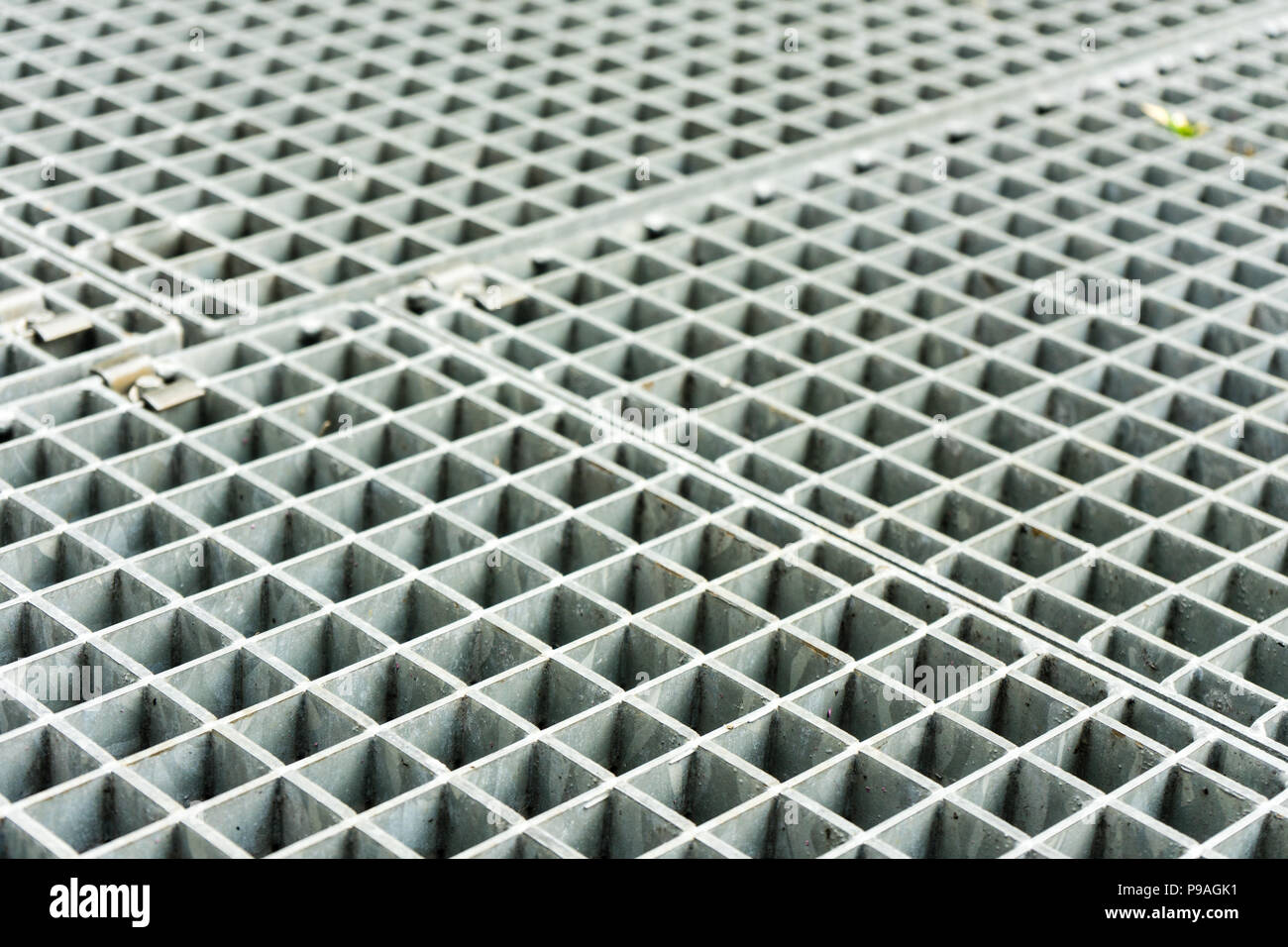 metal grid structure close up abstract shot Stock Photo - Alamy