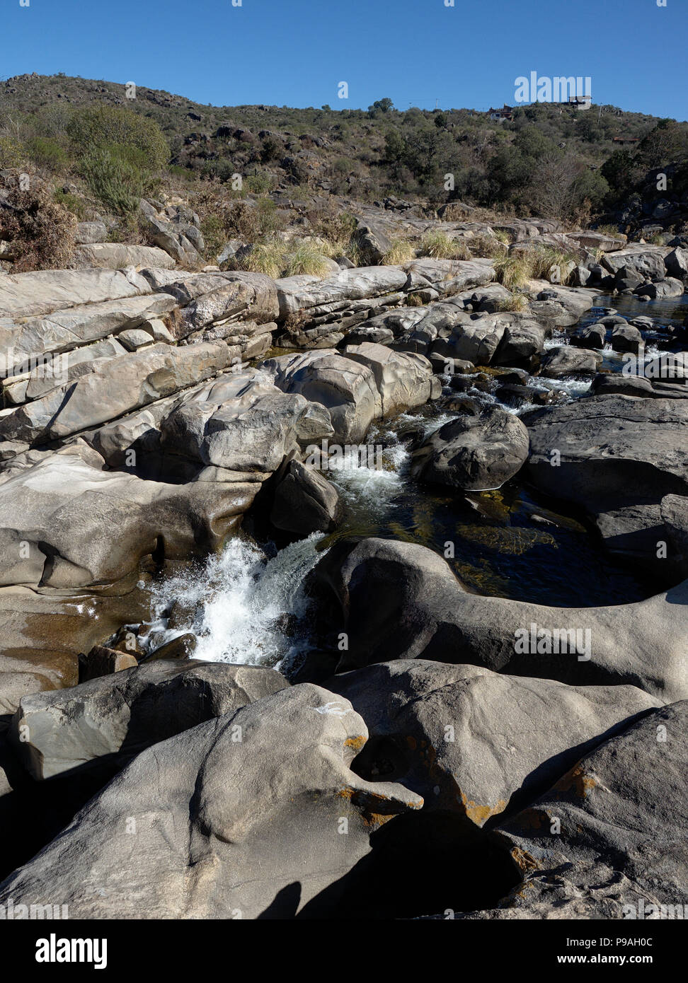 View of Los Chiorrillos river, in Cabalango, Cordoba, Argentina Stock ...
