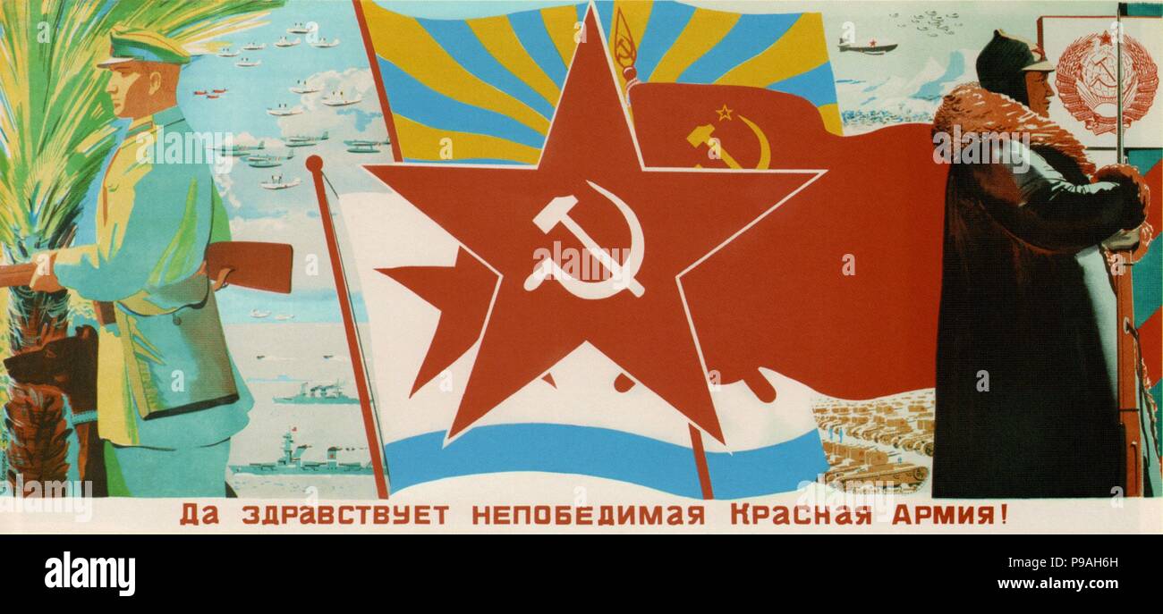 Long live the invincible Red Army!. Museum: Russian State Library ...