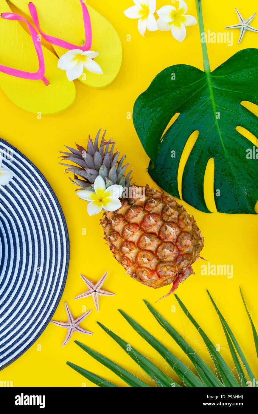 Summer flat lay scenery Stock Photo - Alamy