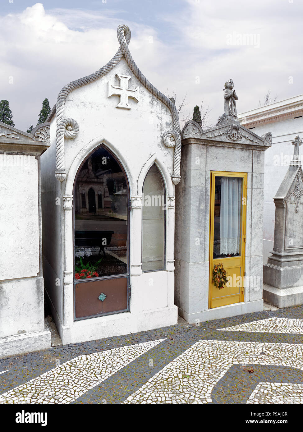 Old european cemetery with interesting details Stock Photo - Alamy