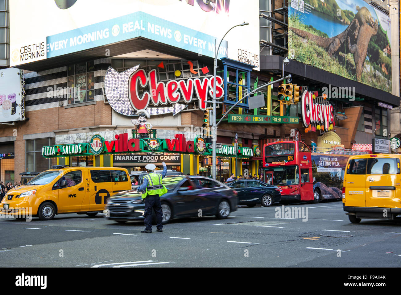 Times square street view hi-res stock photography and images - Alamy