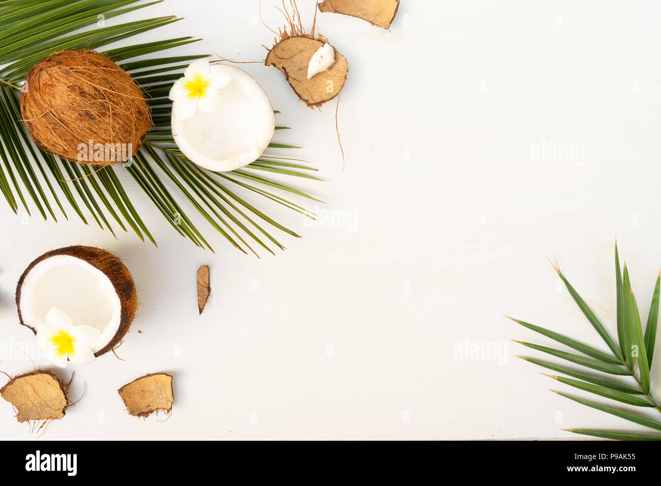 Summer flat lay scenery Stock Photo - Alamy