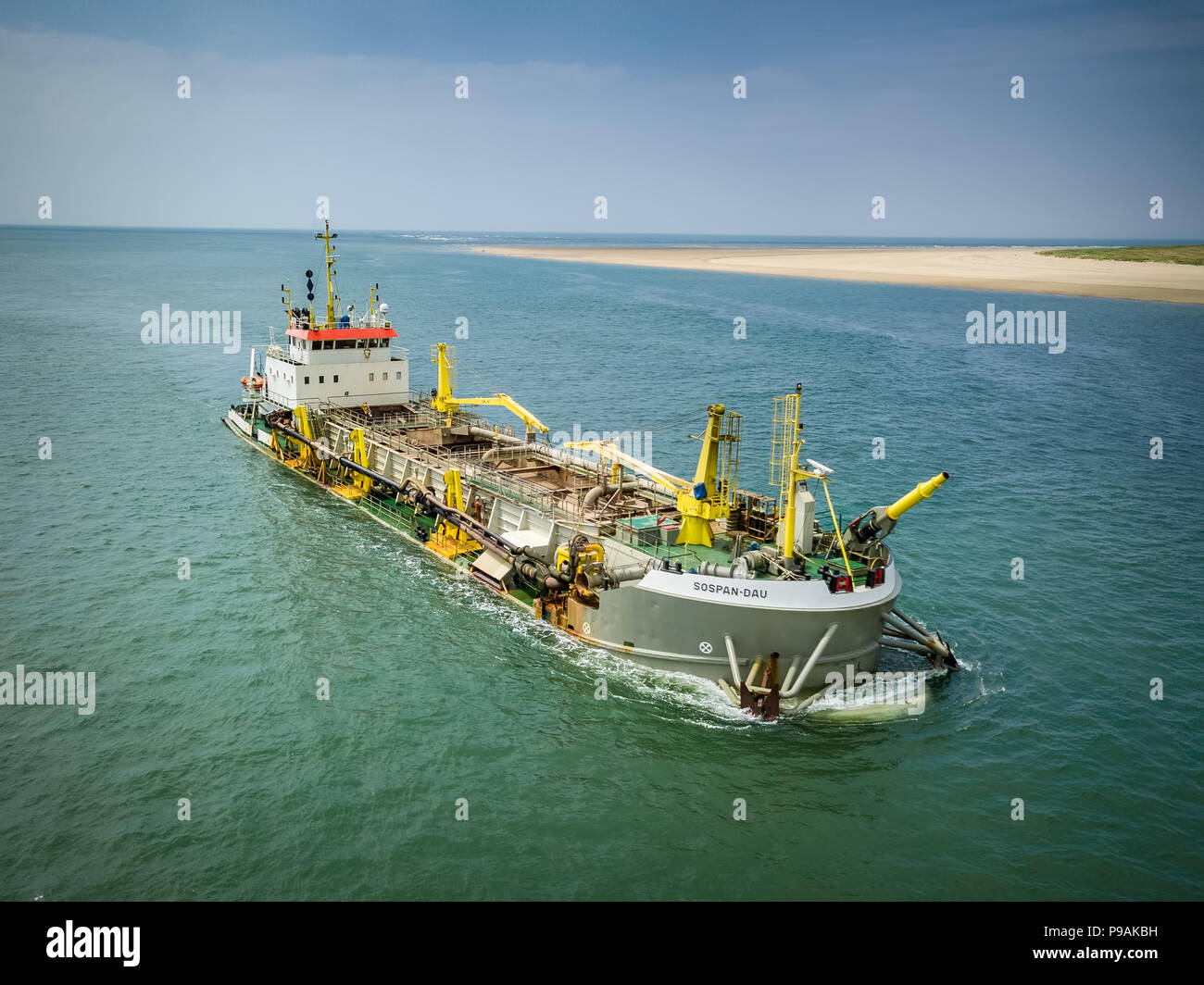 Sospan dau hopper dredger ship hi-res stock photography and images - Alamy