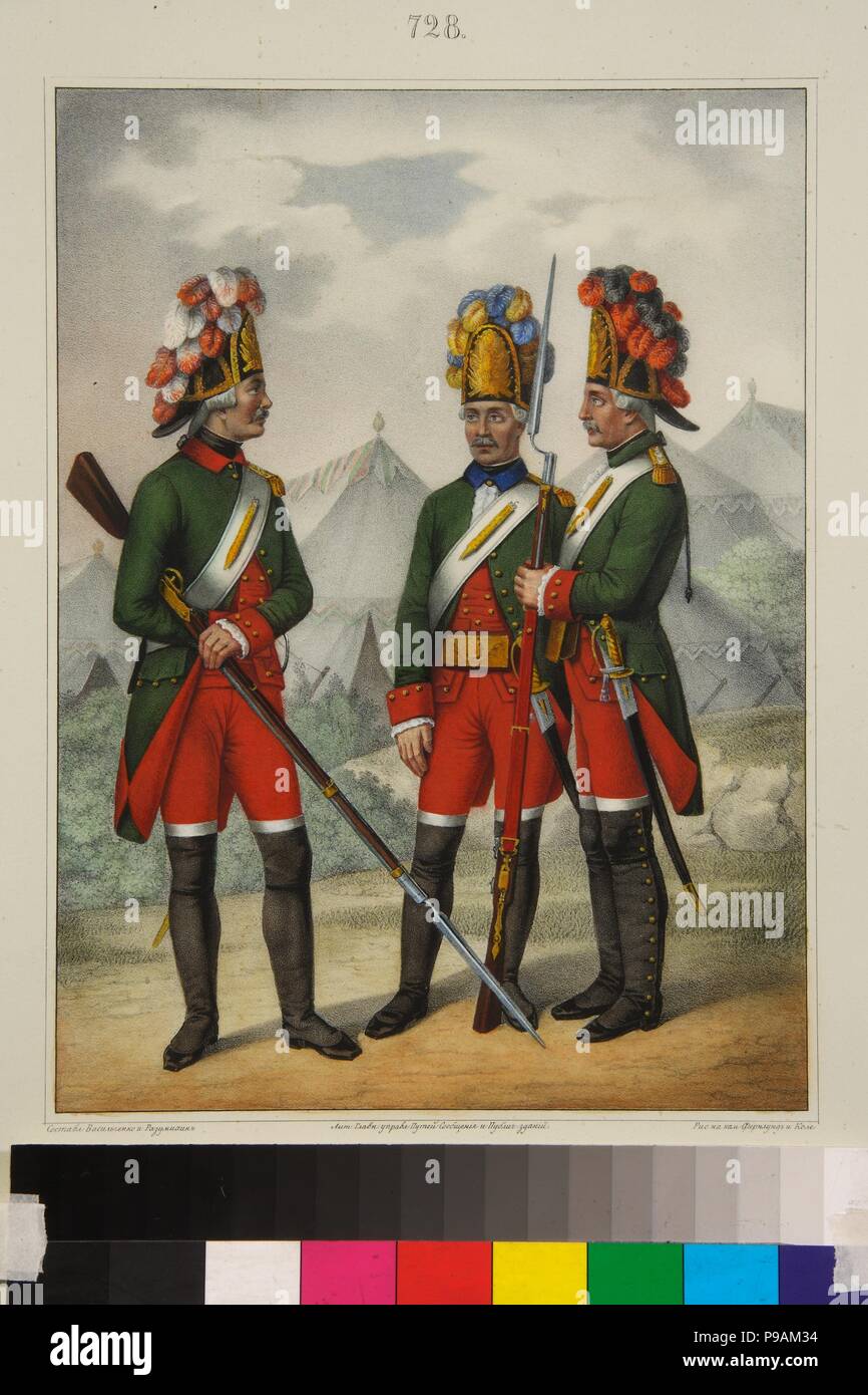 Izmaylovsky life guard regiment hi-res stock photography and images - Alamy