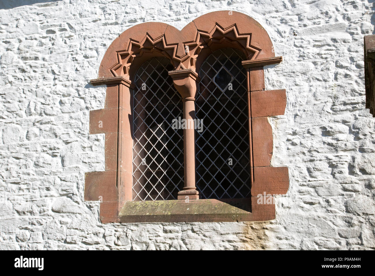 Window detail Kirkpatrick church Irongray Kirkcudbright Castle Douglas ...