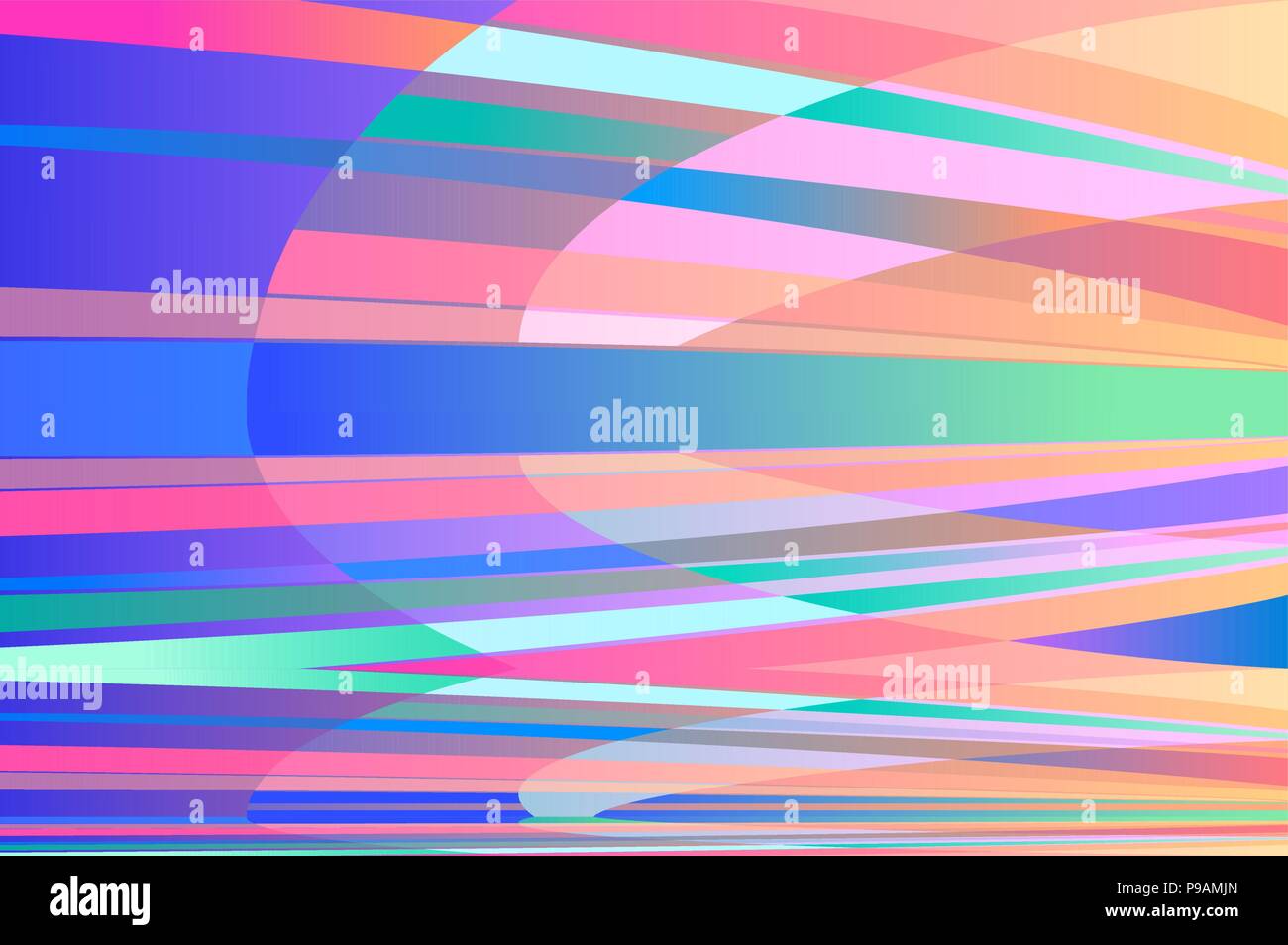 Vector Illustration of Colorful Abstract Geometric Background Modern ...