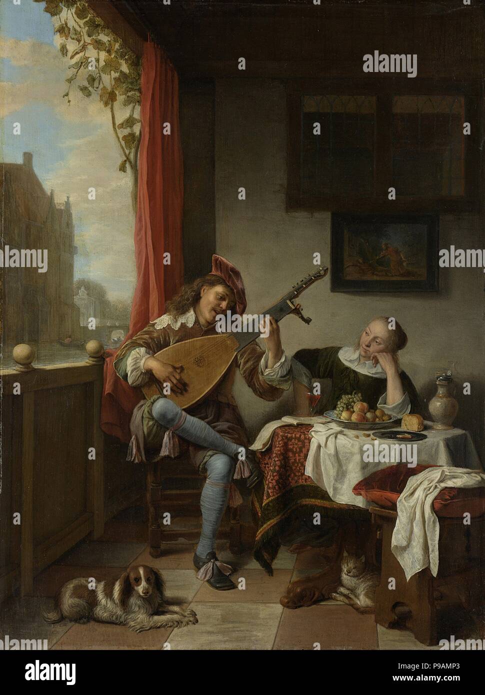 Singing lute player hi-res stock photography and images - Alamy