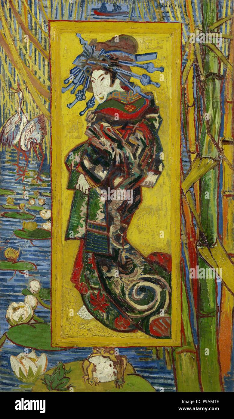 The Courtesan (after Eisen). Museum: Van Gogh Museum, Amsterdam Stock ...