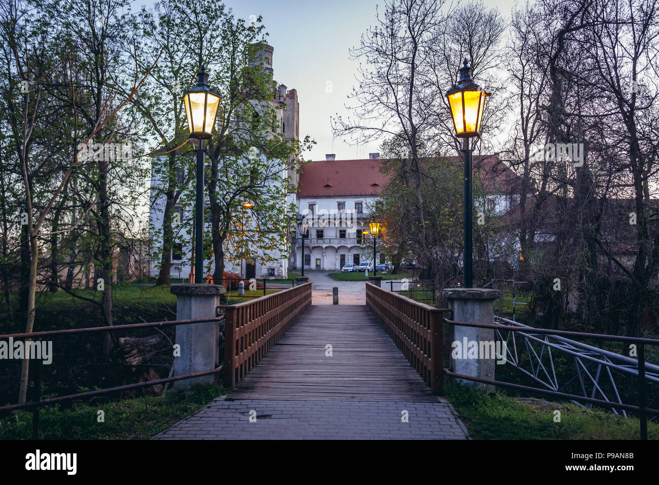Castle in Breclav city in Czech Republic Stock Photo - Alamy