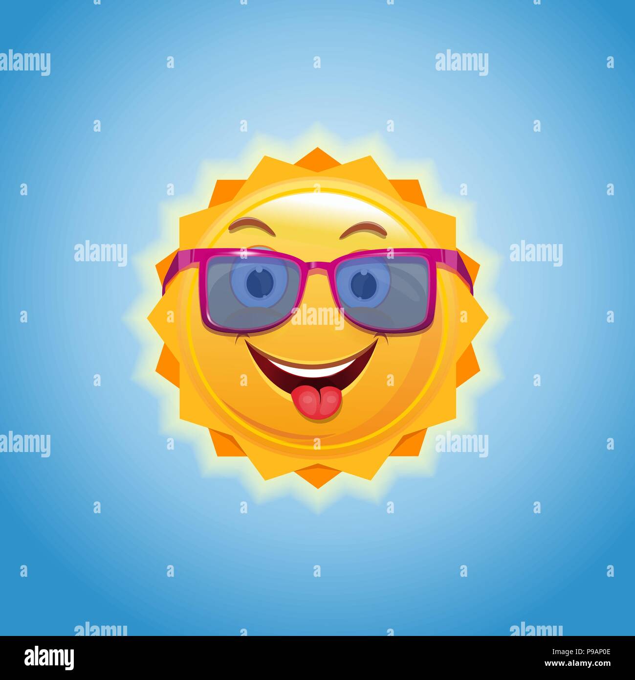 Pink tongue vector vectors hi-res stock photography and images - Alamy