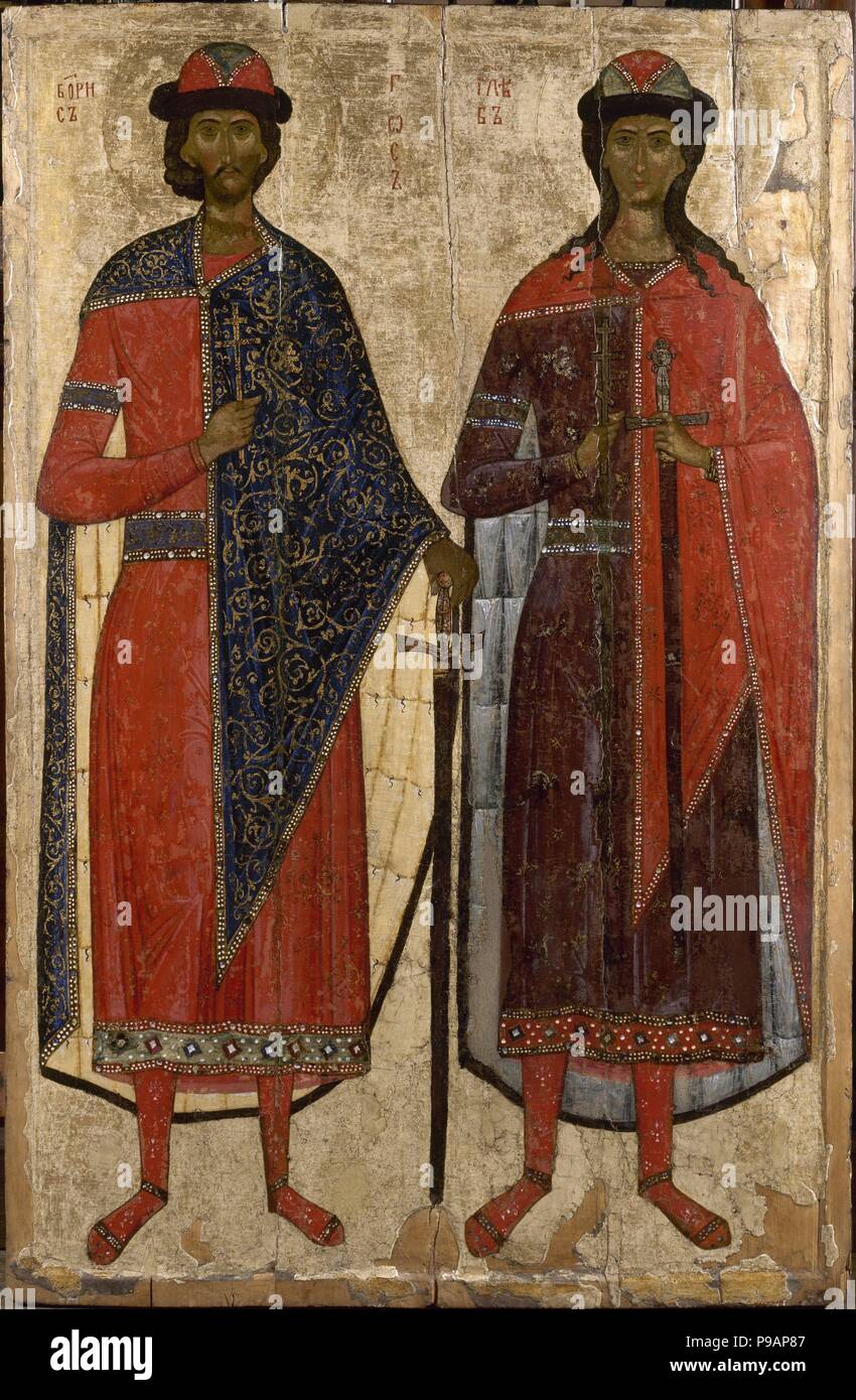 Saints Boris and Gleb. Museum: State Russian Museum, St. Petersburg ...