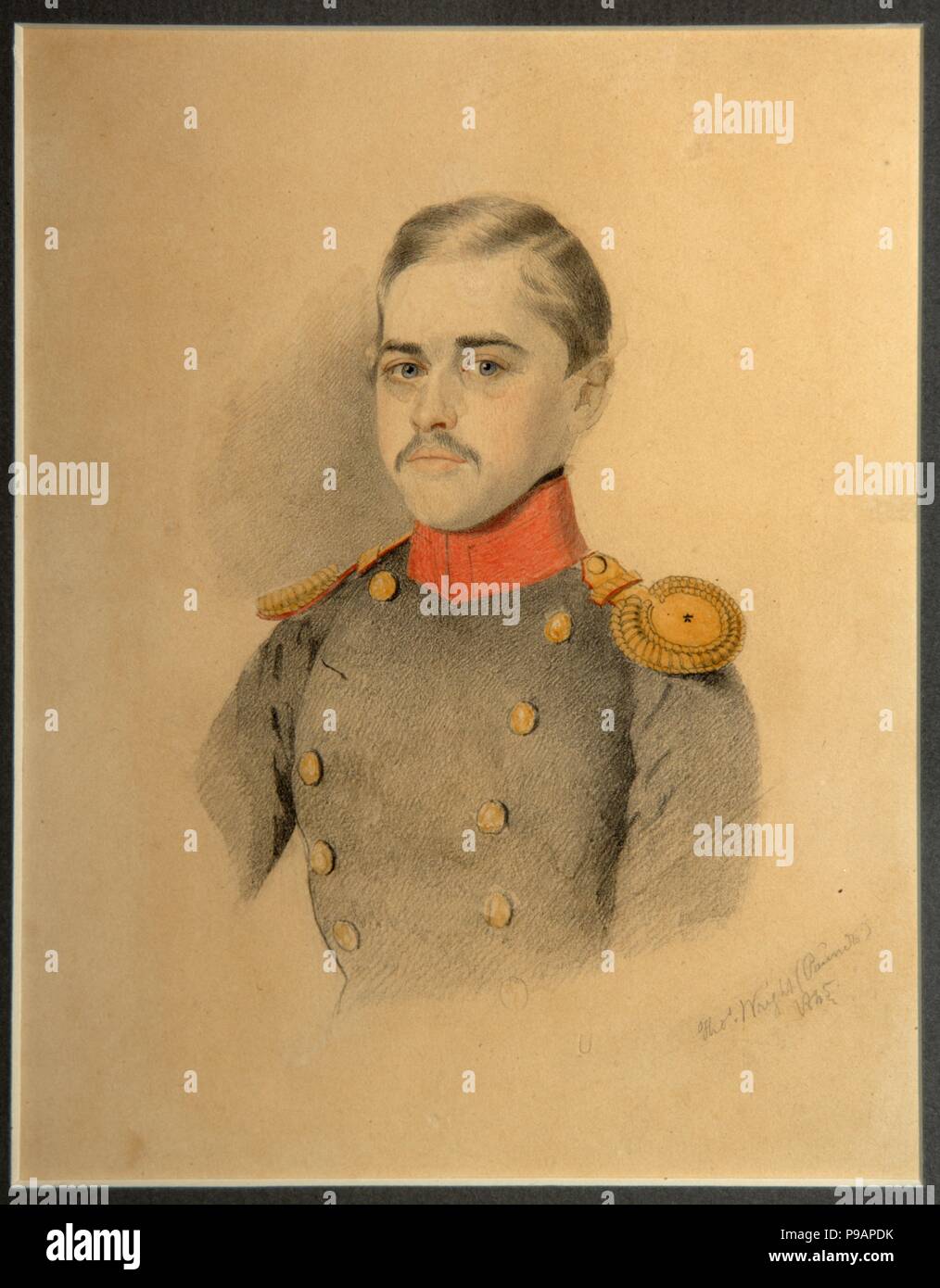 Portrait of an Officer fom the Rehbinder Family (Nikolai Rehbinder ...