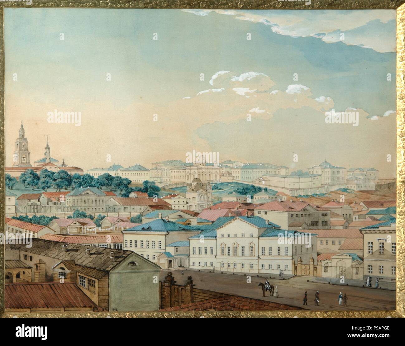 Viewof the Kazan University from the Bolaq. Museum: State Art Museum of ...