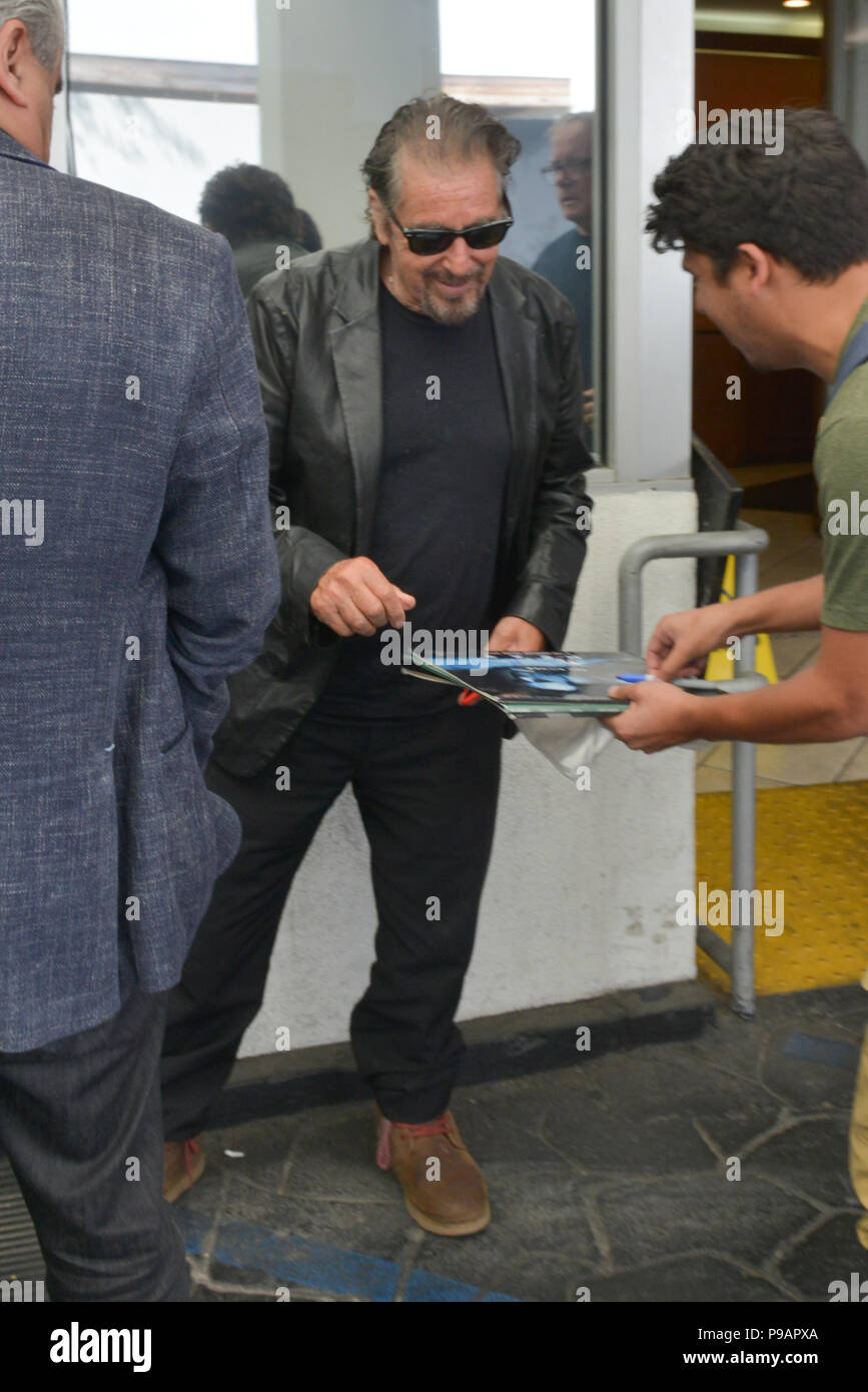Al Pacino makes a rare appearance in Beverly Hills. The Hollywood star ...