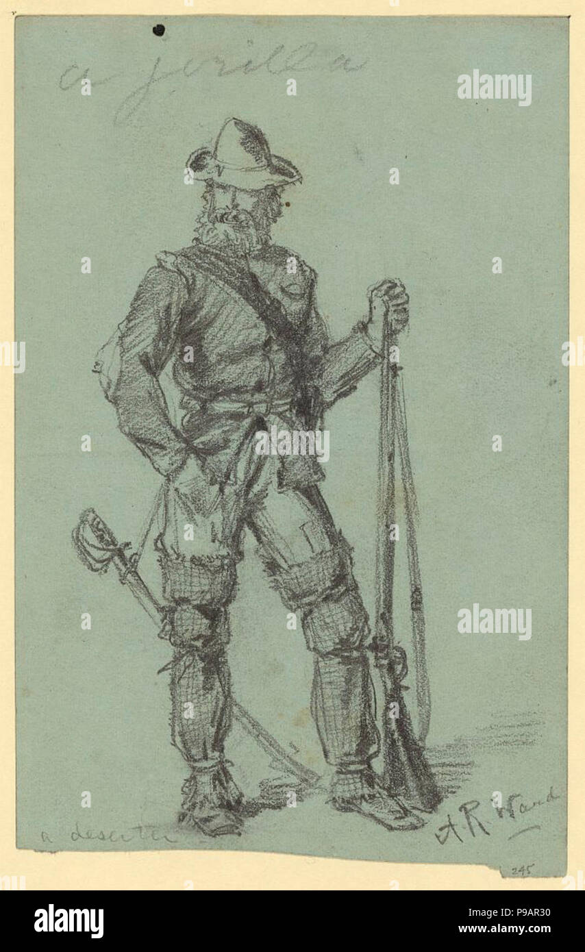 A jerilla (sic).- A deserter Stock Photo - Alamy