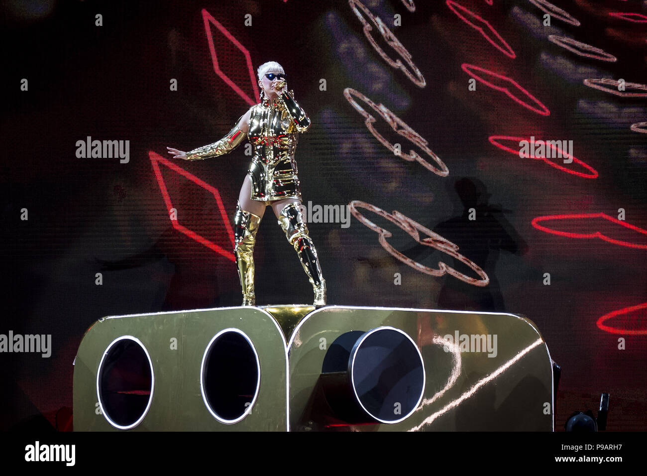 Katy Perry performs at The O2 Arena for Witness: The Tour Featuring ...