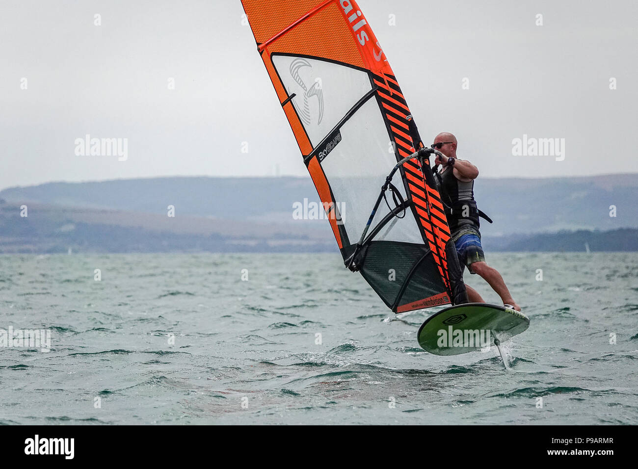 Hydrofoil windsurfer hi-res stock photography and images - Alamy