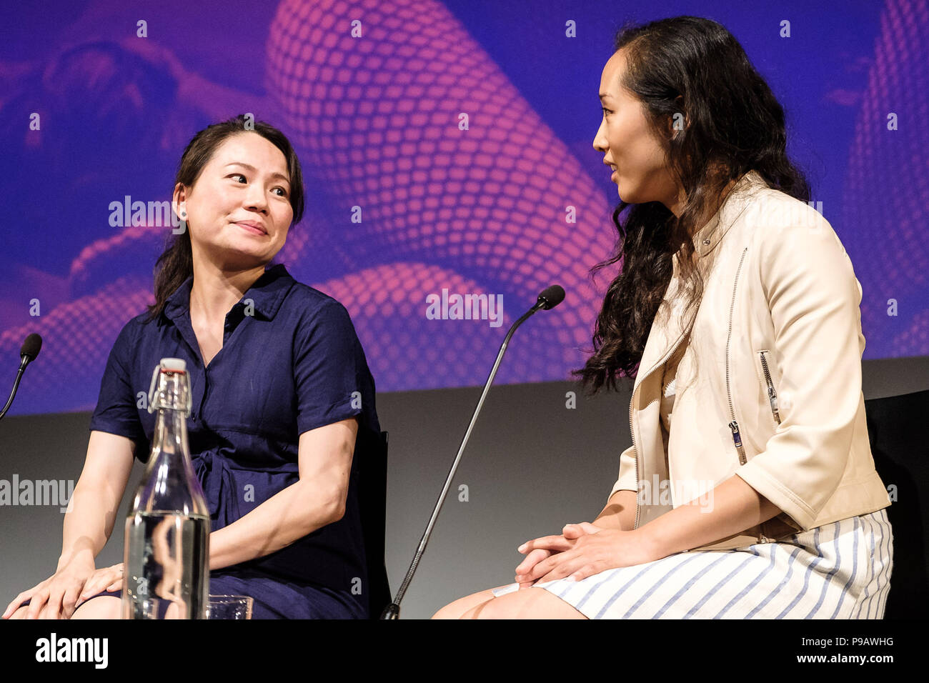 Writer and director jenny lu with shiang chyi chen hi-res stock ...
