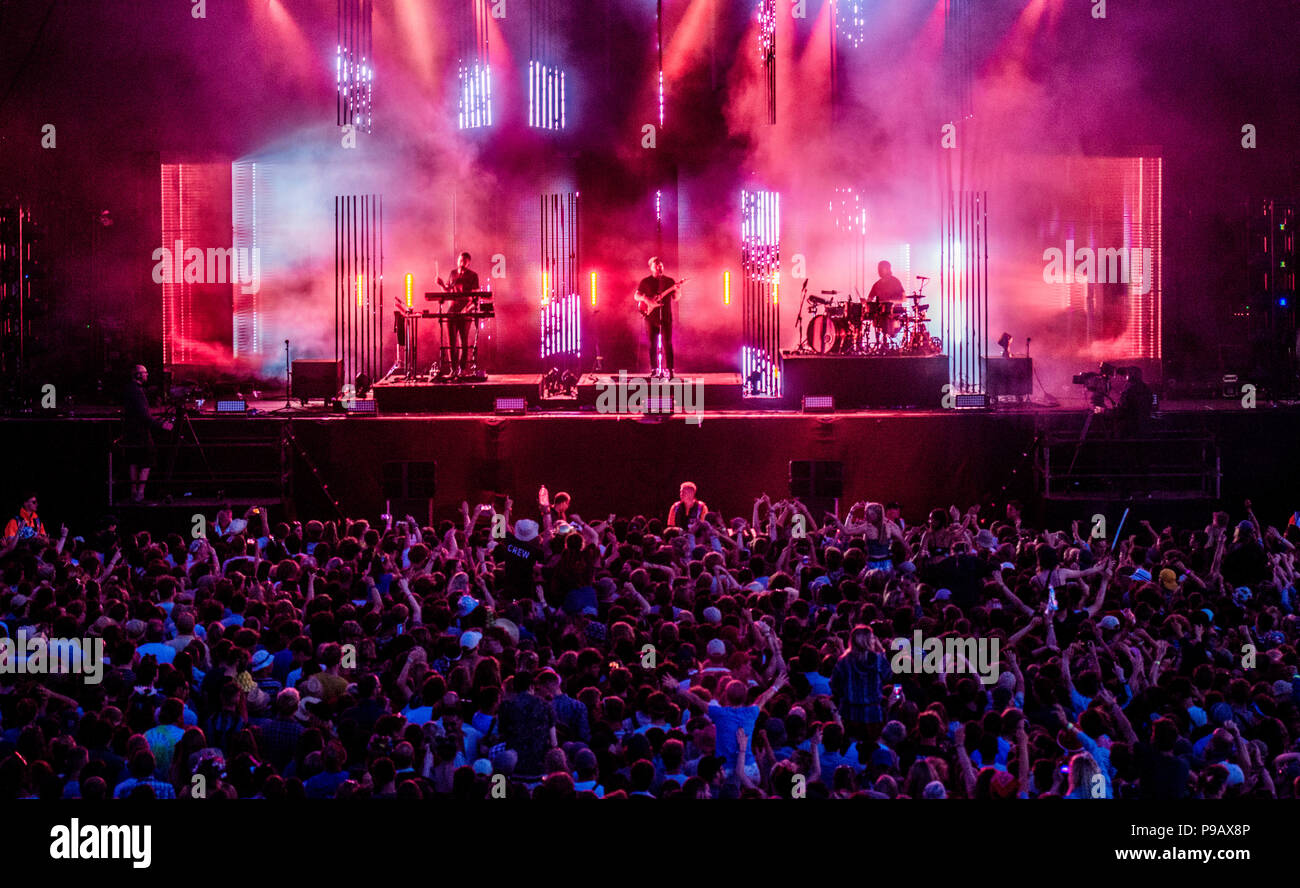 Alt-J performing live on the Obelisk Stage at Latitude Festival, Henham ...