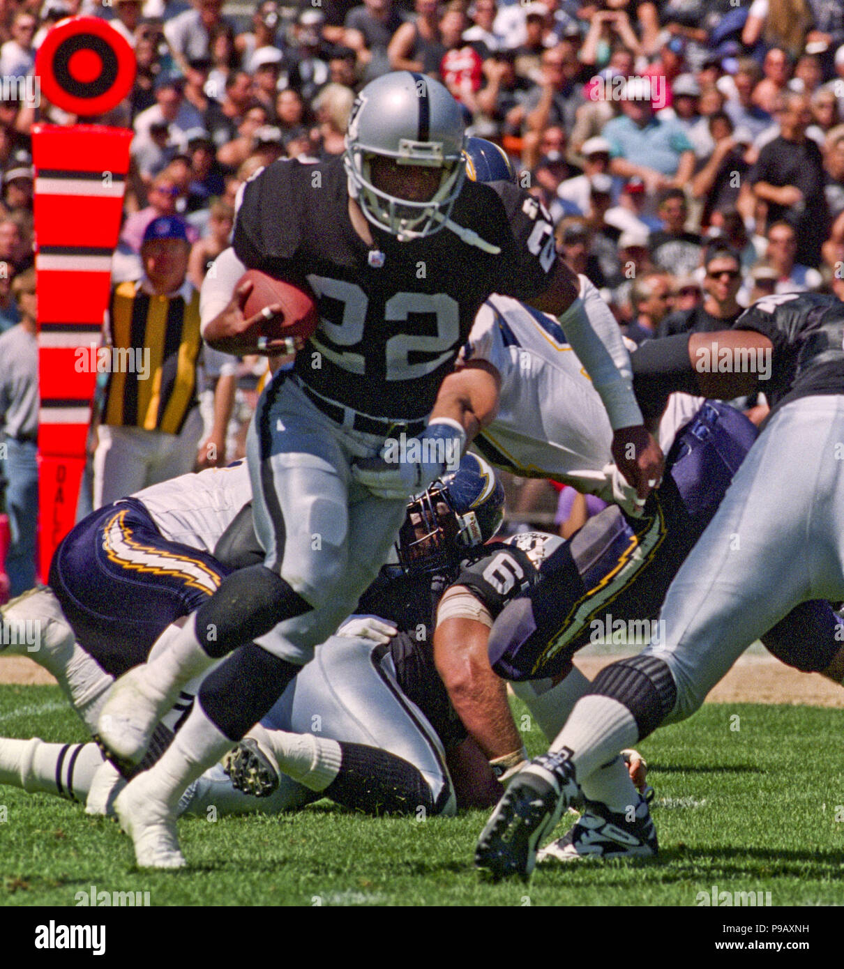 Oakland, California, USA. 3rd Sep, 1995. Oakland Raiders vs. San Diego ...