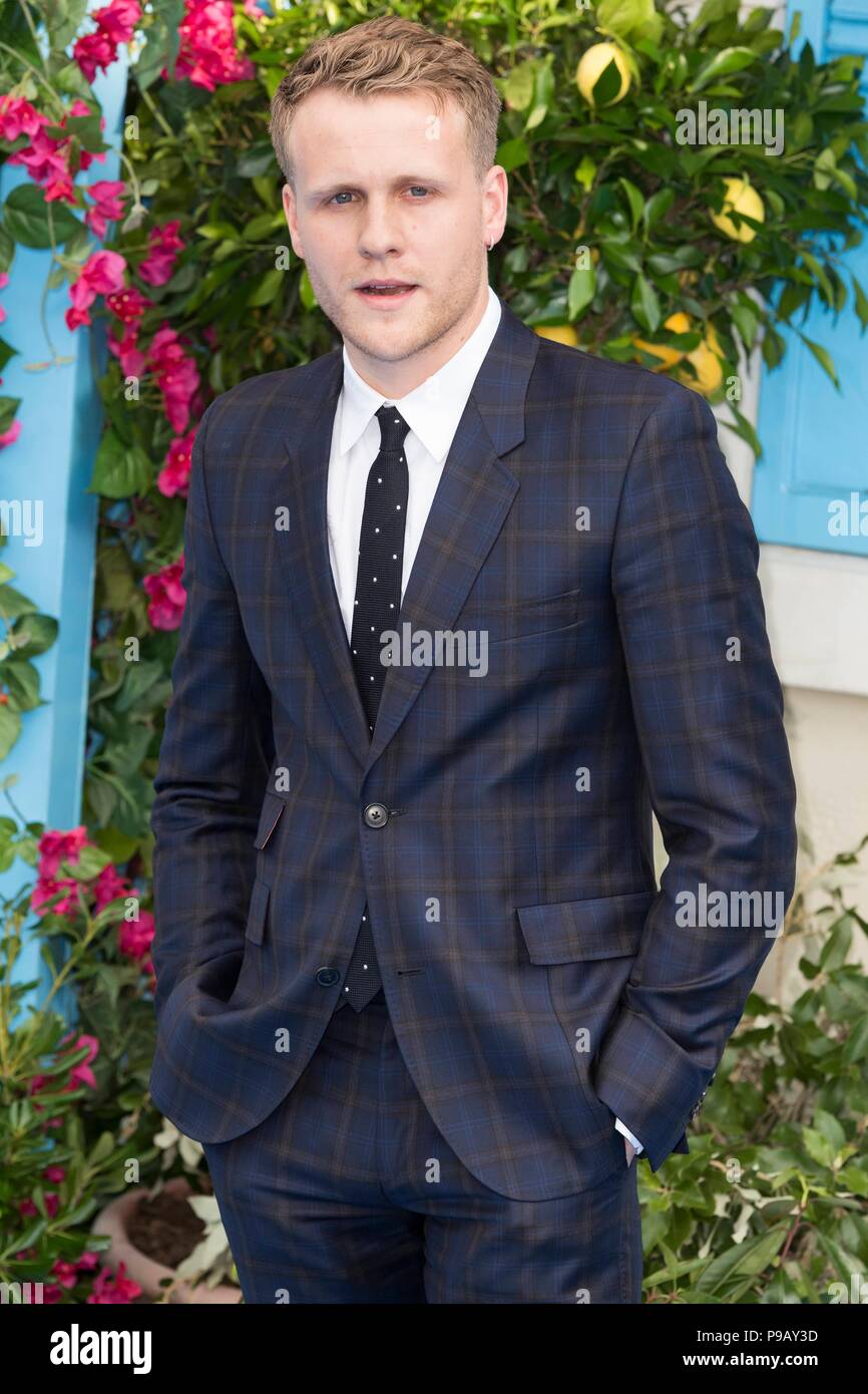 London, UK. 16th July, 2018. Josh Dylan attends Mamma Mia! Here We Go ...