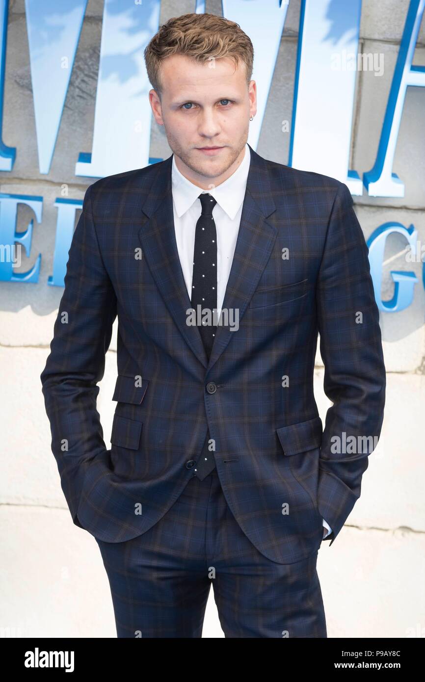 London, UK. 16th July, 2018. Josh Dylan attends Mamma Mia! Here We Go ...