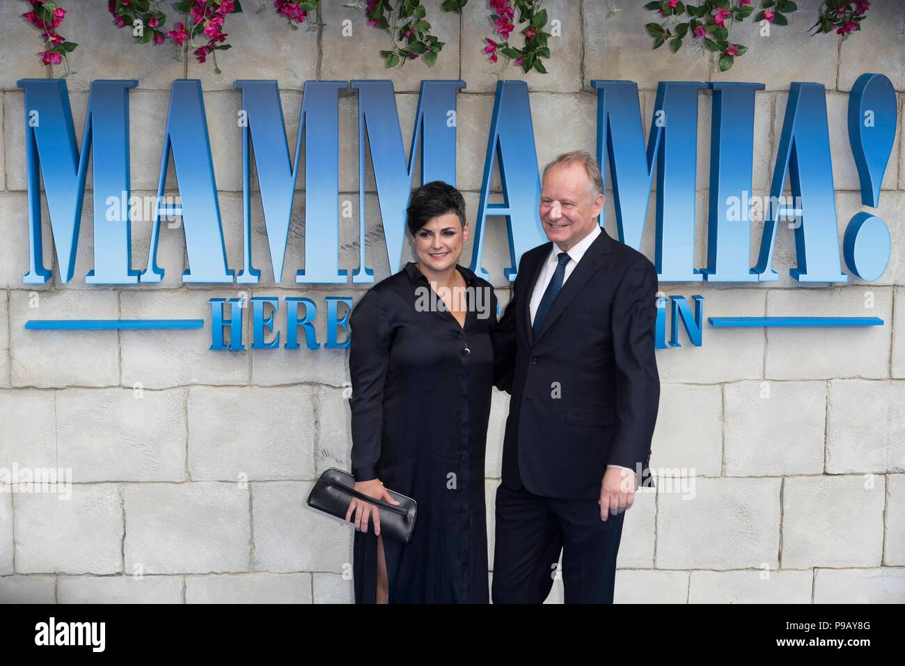 Megan Everett And Stellan Skarsgard High Resolution Stock Photography ...