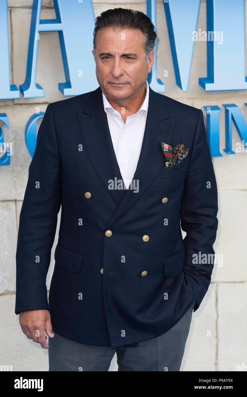 London, UK. 16th July, 2018. Andy Garcia attends Mamma Mia! Here We Go ...