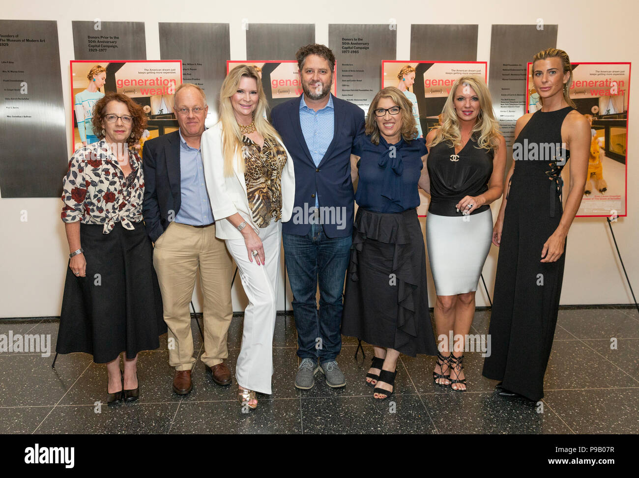 New York, NY - July 16, 2018: Trudy Wilner Stack, Chris Hedges, Tiffany ...