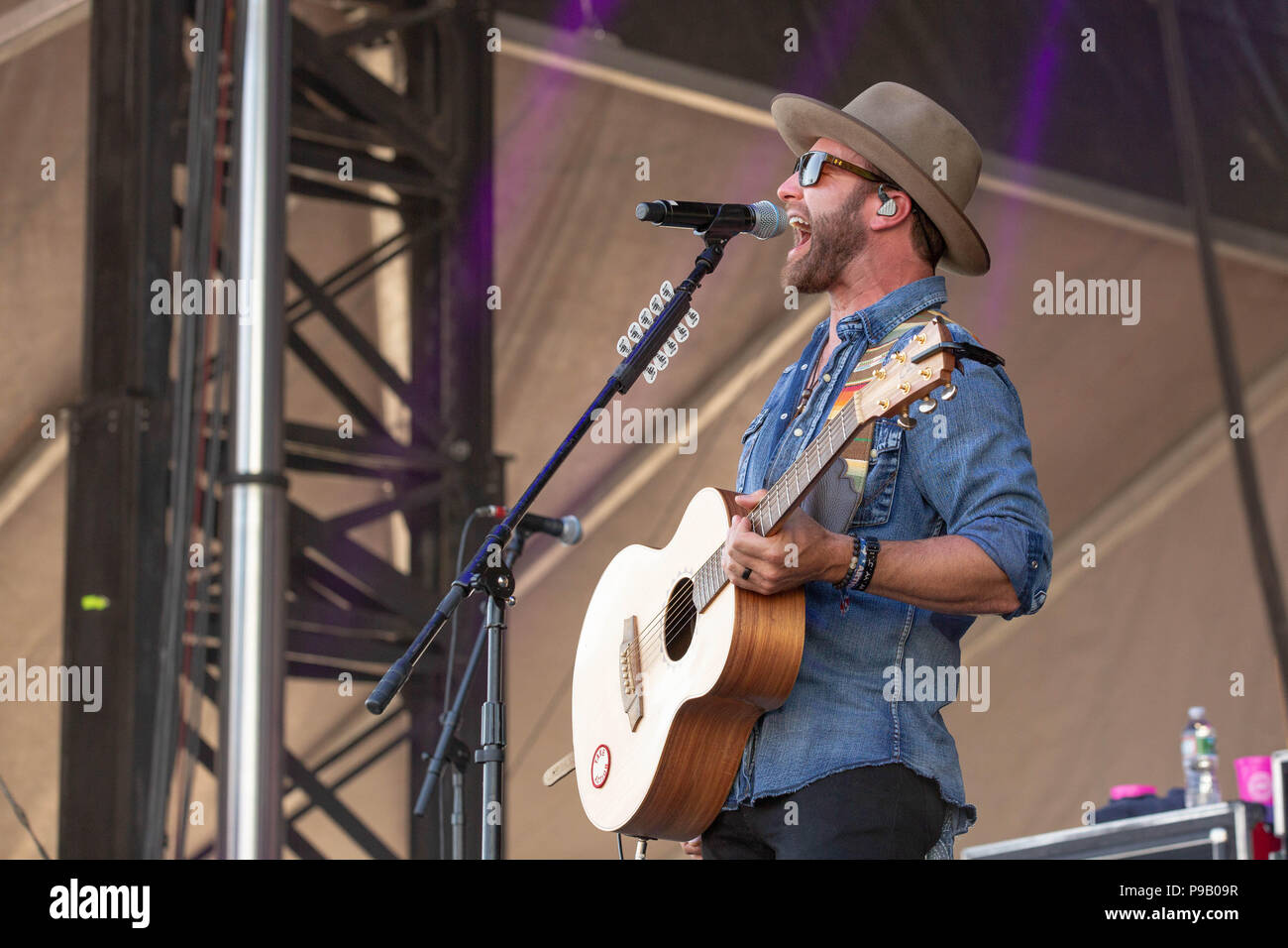 Chicago, Illinois, USA. 13th July, 2018. DRAKE WHITE of Drake White and ...