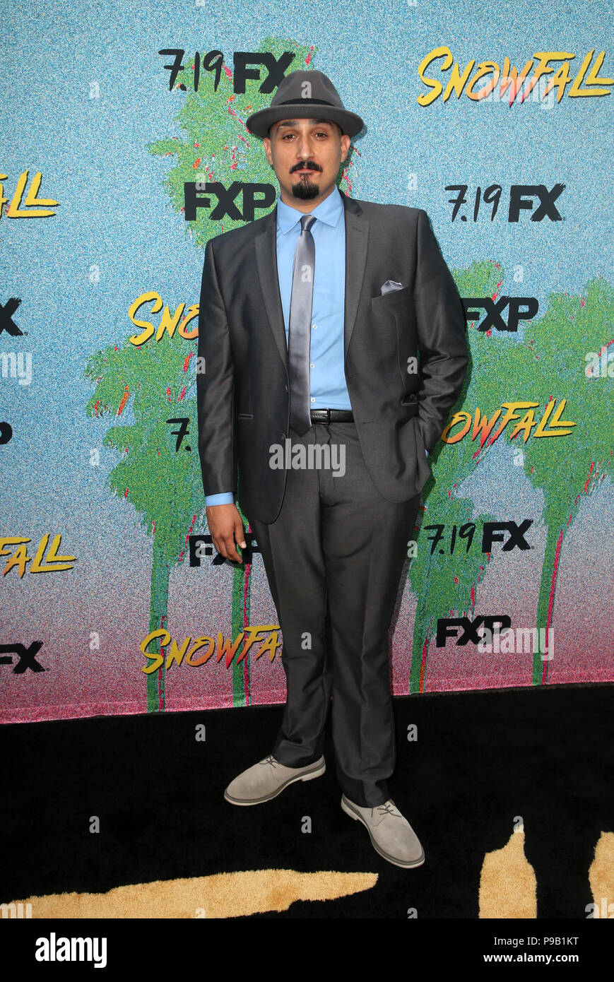 LOS ANGELES, CA - JULY 16: Adam Mendoza, at the Premiere Of FX's ...