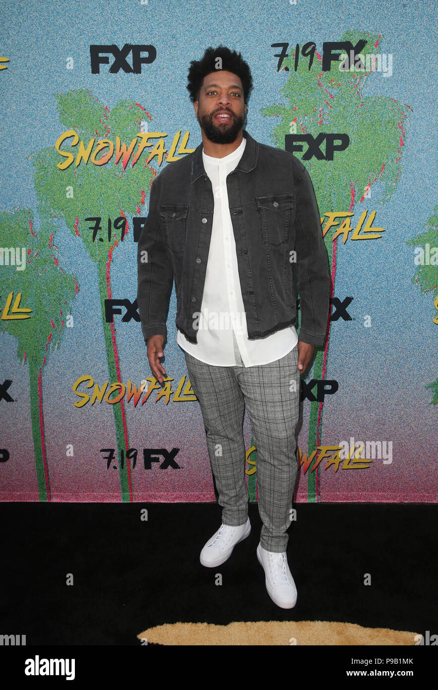 LOS ANGELES, CA - JULY 16: Deray Davis, at the Premiere Of FX's ...