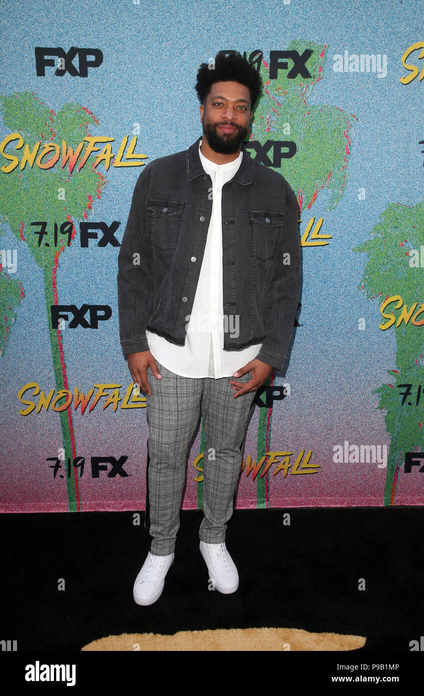 LOS ANGELES, CA - JULY 16: Deray Davis, at the Premiere Of FX's ...