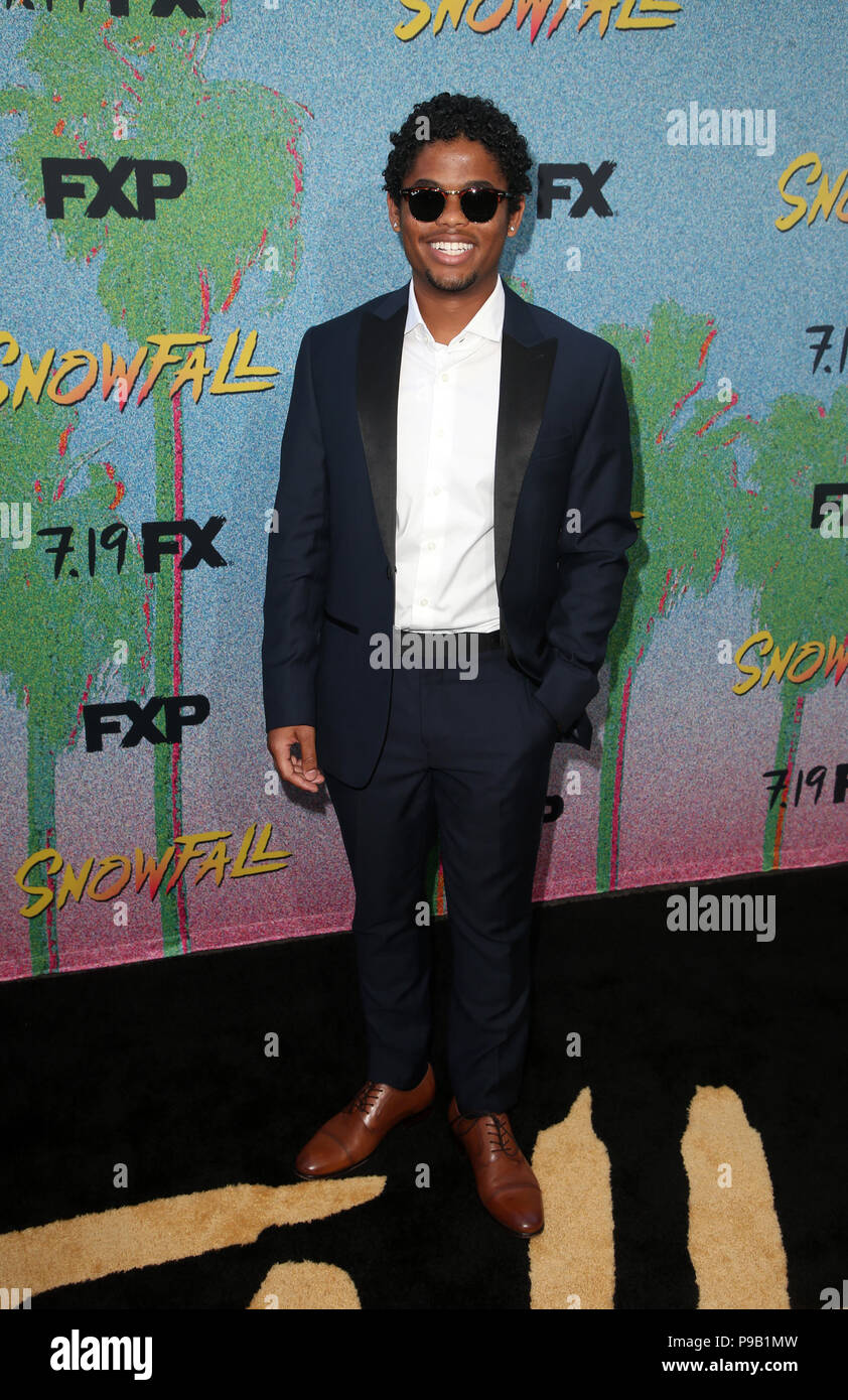 Los Angeles, Ca, USA. 16th July, 2018. Isaiah John, at the Premiere Of ...