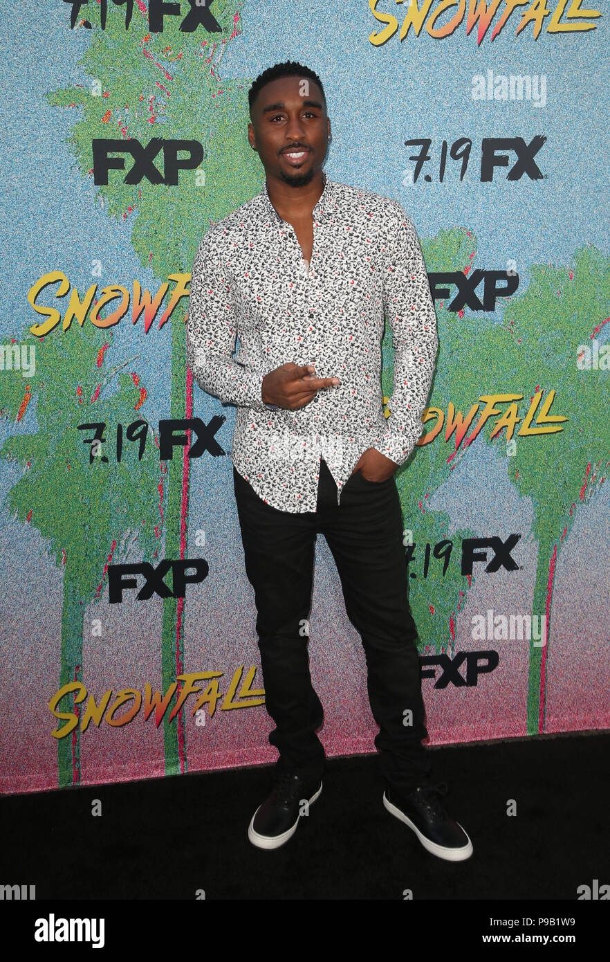 Los Angeles, Ca, USA. 16th July, 2018. Demetrius Shipp Jr., at the ...