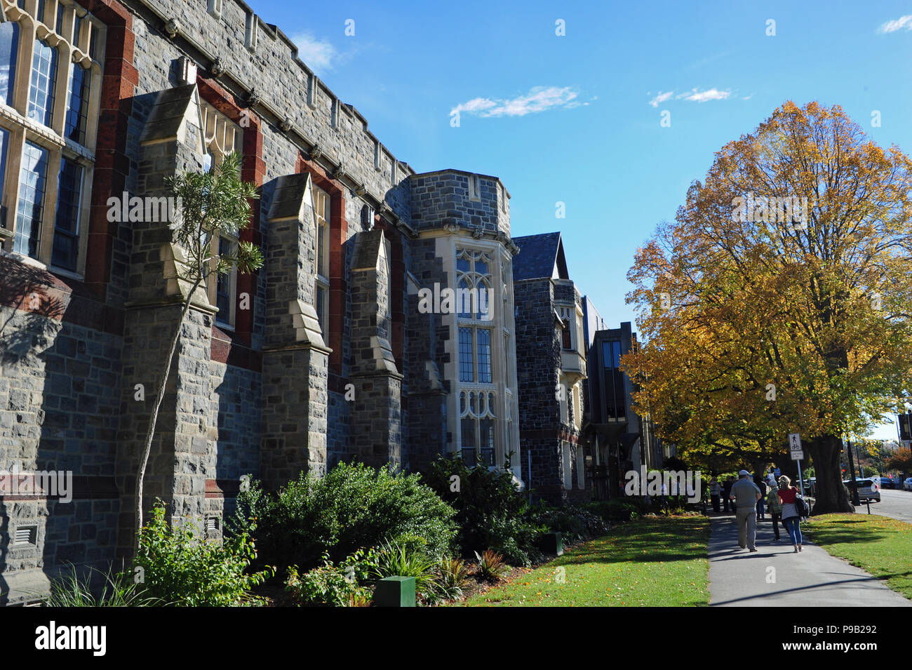 Christchurch, Neuseeland. 20th Apr, 2018. Exterior of Christ s College ...