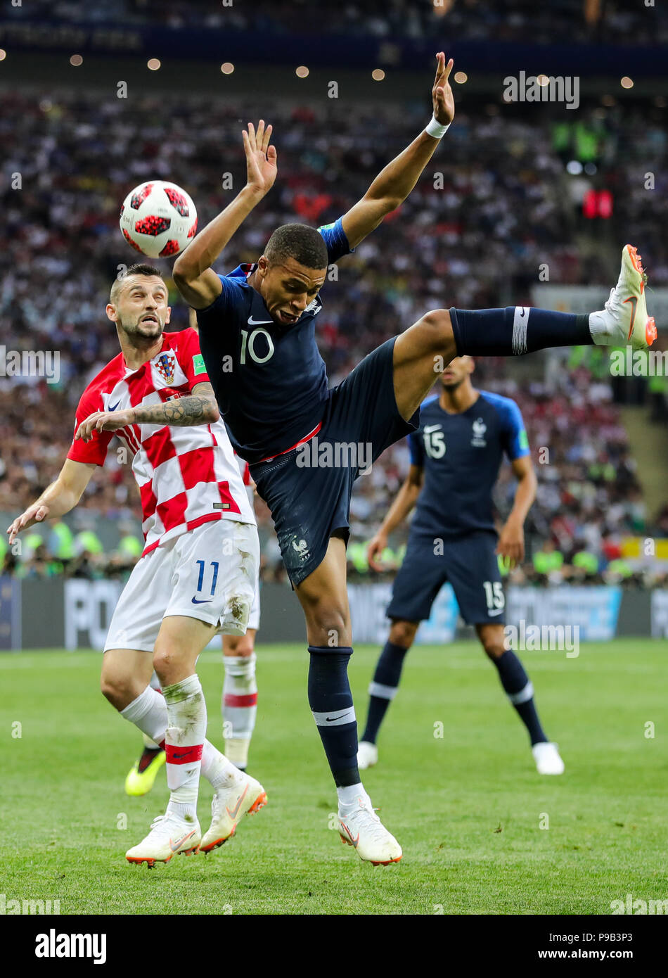 Moscow, Russia. 15th July, 2018. Soccer, World Cup, France vs Croatia ...