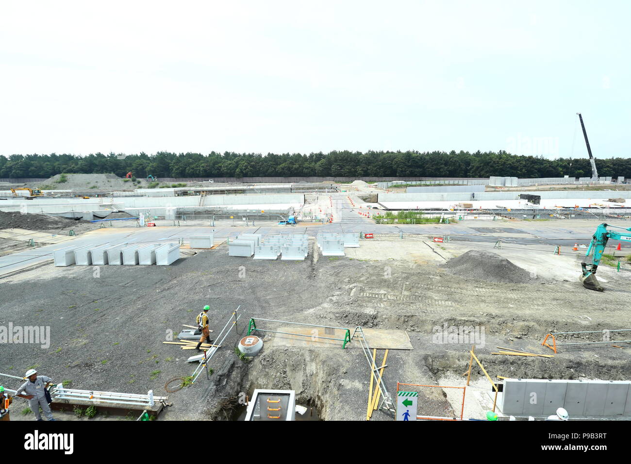 Canoe Slalom Course, JULY 17, 2018 : Press preview of Tokyo 2020 ...